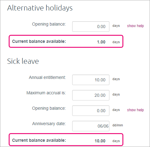 Managing your employees’ leave - MYOB Essentials Accounting - MYOB Help ...